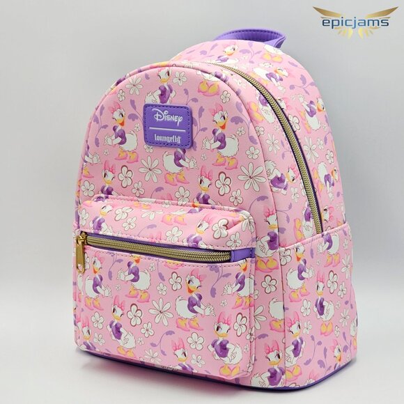 Loungefly | Bags | Loungefly Disney Daisy Duck Flower Mini Backpack ...